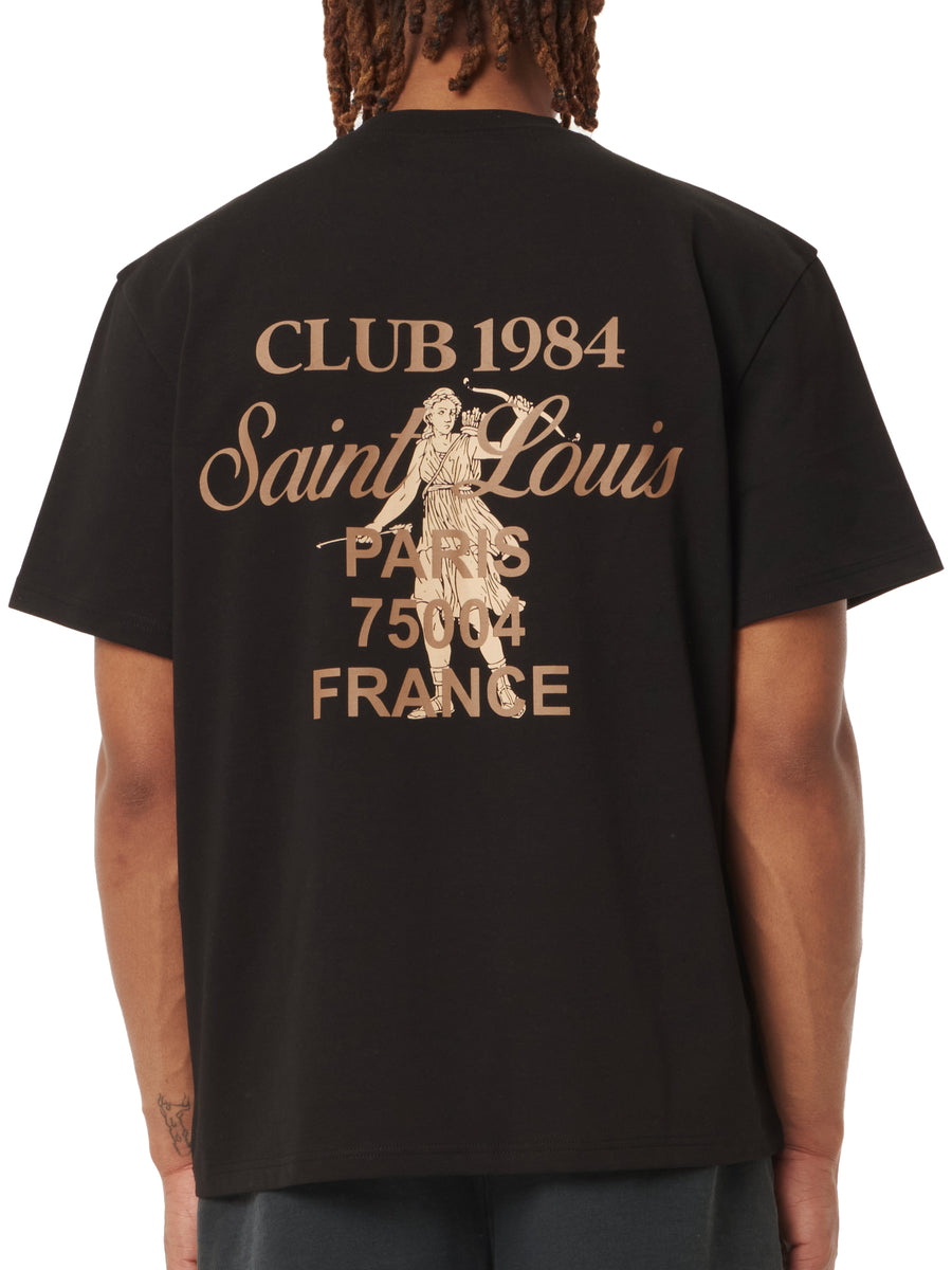 Patron 84 T-shirt - Black/Beige – CLUB 1984