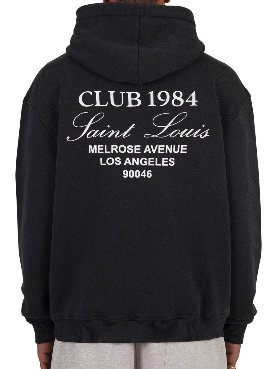 Melrose 1984 Hoodie - Washed Black – CLUB 1984
