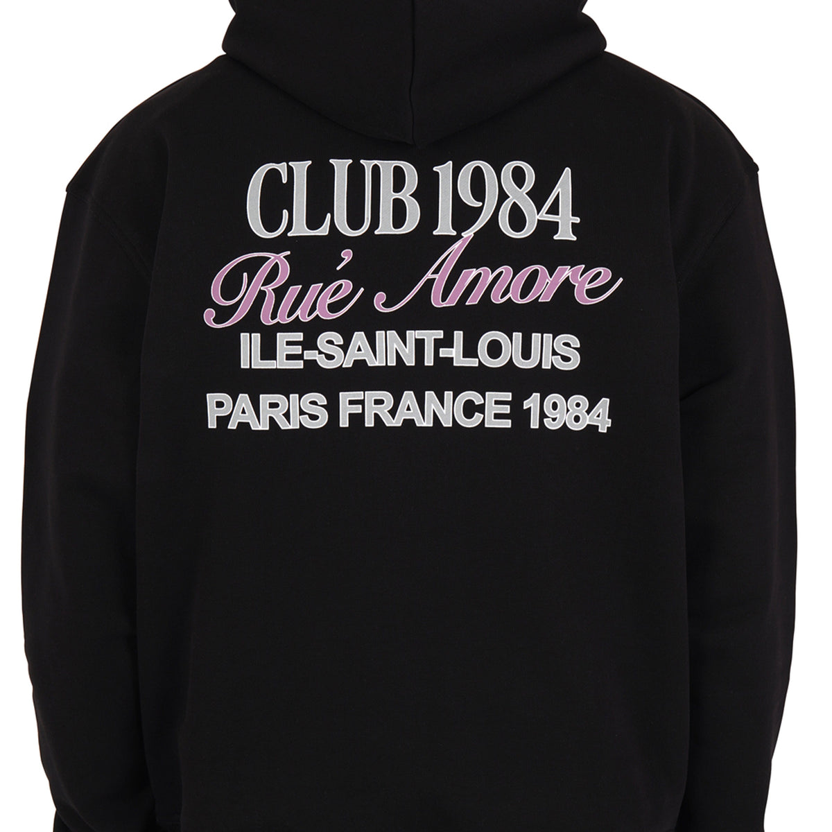 Rue Amore Script Hoodie - Black – CLUB 1984